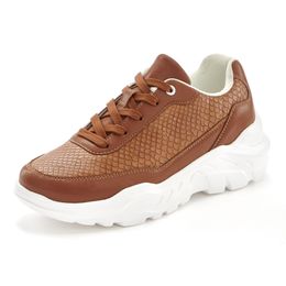 Lascana Sneaker Damen Gr&ouml;&szlig;e 37 camel / cognac