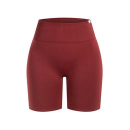 Smilodox Amaze Scrunch Seamless Shorts Damen Gr&ouml;&szlig;e XS bordeaux