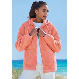 ELBSAND Damen Fleecejacke mit Kapuze mit Kapuze 36