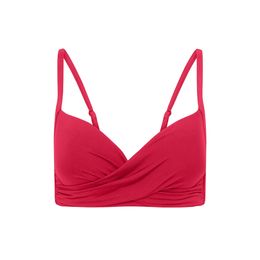 Sea Level Bikinitop 'Essentials' Damen Gr&ouml;&szlig;e 85 blutrot