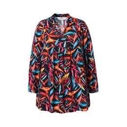 Angel of Style Bluse Damen Gr&ouml;&szlig;e 10XL blau / orange / schwarz