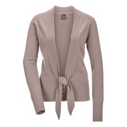 Madeleine Mode Madeleine Strickjacke Damen Gr&ouml;&szlig;e L puder