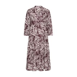 Camel Active Mittellanges Sommerkleid mit Allover-Print Damen Gr&ouml;&szlig;e 40 braun Winterkleid
