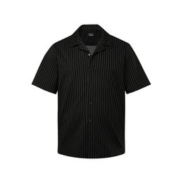STHUGE Hemd Herren Gr&ouml;&szlig;e 8XL schwarz / wei&szlig;