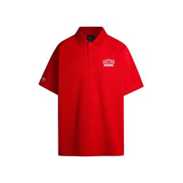 Red Bull Racing X Pepe Jeans Poloshirt 'Red Bull Racing x Pepe Jeans' Herren Gr&ouml;&szlig;e XL rot / wei&szlig;
