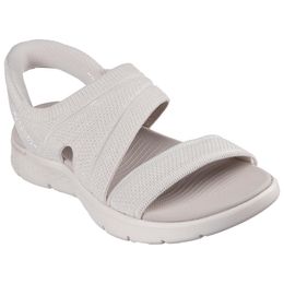 Skechers Sandale Damen Gr&ouml;&szlig;e 37 hellgrau / naturwei&szlig;