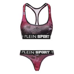 Plein Sport W&auml;sche-Sets Damen Gr&ouml;&szlig;e 90 grau / pink / schwarz / wei&szlig;
