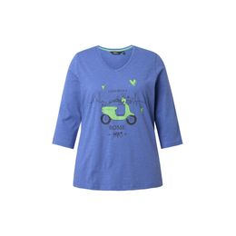 Ulla Popken Shirt Damen Gr&ouml;&szlig;e 7XL/8XL blau / gr&uuml;n / schwarz