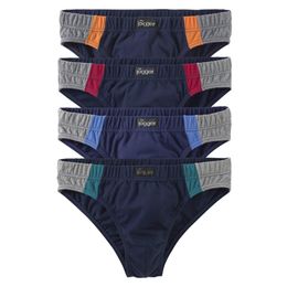 Le Jogger Slip Herren Gr&ouml;&szlig;e XS blau / marine / graumeliert / orange
