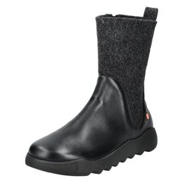 Softinos Stiefel Damen Gr&ouml;&szlig;e 36 schwarz / schwarzmeliert Winterschuhe