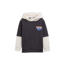 Tom Tailor Sweatshirt Jungen Gr&ouml;&szlig;e 92 anthrazit / eierschale