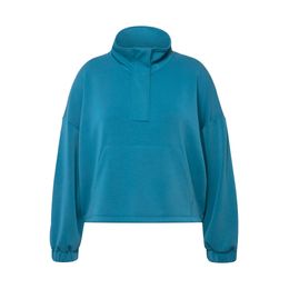 Ulla Popken Sweatshirt Damen Gr&ouml;&szlig;e 4XL/5XL blau