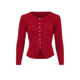 Vernole Strickjacke Damen Gr&ouml;&szlig;e XS/S rot
