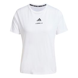 adidas Performance Funktionsshirt 'x Les Mills' Damen Gr&ouml;&szlig;e XXXS/XXS schwarz / wei&szlig;