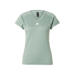 adidas Performance Funktionsshirt 'Train Essentials' Damen Gr&ouml;&szlig;e 4XS mint / wei&szlig;