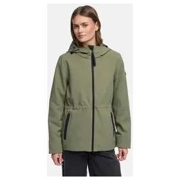 Outdoorjacke Marikoo "Katzilein", Damen, Gr. M, olive leaf, Obermaterial: 100% Polyester; Futter: 100% Polyester; Wattierung: 100% Polyester; &Auml;rmelfutter: 100% Polyester, Jacken Outdoorjacke, Leichte &Uuml;bergangsjacke mit Kapuze und Kordelzug