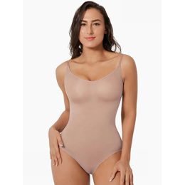 Cfab By Creamy Fabrics Shapingbody 'Bodysuit Sculpting Shapewear - Light Shape' Damen Gr&ouml;&szlig;e M beige