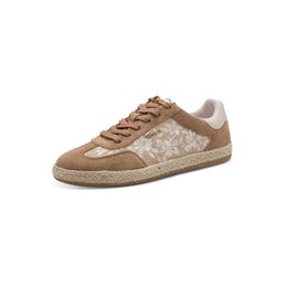 Tamaris Sneaker Damen Gr&ouml;&szlig;e 41 beige / hellbeige / cognac