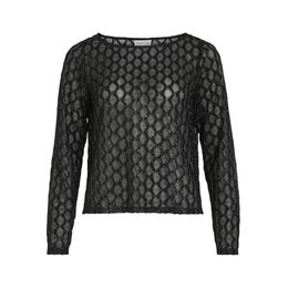 Vila Shirt 'VIZalma' Damen Gr&ouml;&szlig;e M schwarz / silber