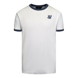 SikSilk T-Shirt Herren Gr&ouml;&szlig;e S blau / wei&szlig;