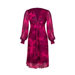 Cupshe Kleid 'CAA05A4J116DE' Damen Gr&ouml;&szlig;e 38 dunkelpink Winterkleid