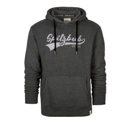 Spitzbub Sweatshirt 'Emil' Herren Gr&ouml;&szlig;e XL hellgrau / dunkelgrau / schwarz