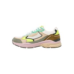 Pepe Jeans Sneaker 'Dave' Damen Gr&ouml;&szlig;e 41 gelb / khaki / oliv / wei&szlig;