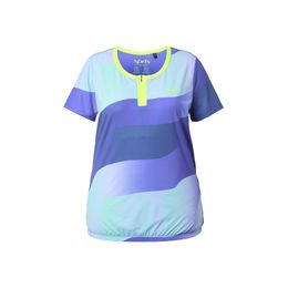 Ulla Popken Shirt Damen Gr&ouml;&szlig;e XXL/XXXL navy / hellblau / neongr&uuml;n / lila
