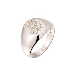 Kuzzoi Ring 'Rose' Herren Gr&ouml;&szlig;e 62 silber