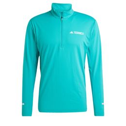 adidas terrex Funktionsshirt 'Xperior' Herren Gr&ouml;&szlig;e M aqua / wei&szlig;