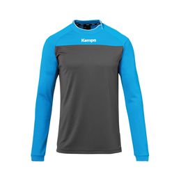 Kempa Funktionsshirt 'Prime' Herren Gr&ouml;&szlig;e XL azur / dunkelgrau / wei&szlig;