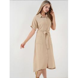 Bigdart Kleid Damen Gr&ouml;&szlig;e 42 camel Winterkleid