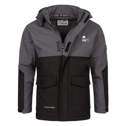 Arctic Seven Funktionsjacke Herren Gr&ouml;&szlig;e M dunkelgrau / schwarz / wei&szlig;