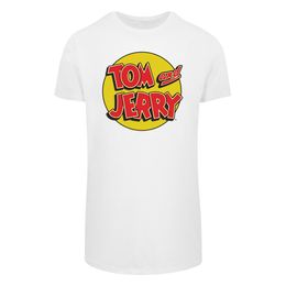F4NT4STIC T-Shirt 'Tom And Jerry TV Serie' Herren Gr&ouml;&szlig;e XS limone / feuerrot / schwarz / wei&szlig;