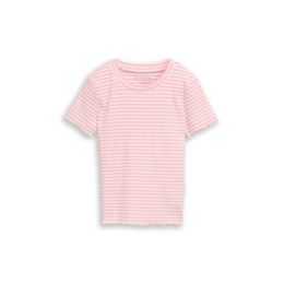 Tom Tailor T-Shirt M&auml;dchen Gr&ouml;&szlig;e 92/98 rosa / wollwei&szlig;