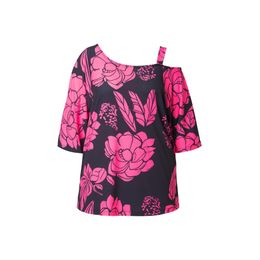 MIAMODA Shirt Damen Gr&ouml;&szlig;e 9XL pink / schwarz