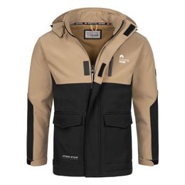 Arctic Seven Funktionsjacke Herren Gr&ouml;&szlig;e S beige / schwarz / wei&szlig;