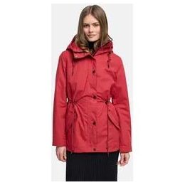 Outdoorjacke Marikoo "Bonbonparty", Damen, Gr. S, velvet rot, Obermaterial: 100% Polyester; Futter: 100% Polyester; Wattierung: 100% Polyester; &Auml;rmelfutter: 100% Polyester, Jacken Outdoorjacke, leichte &Uuml;bergangsjacke