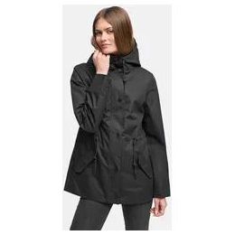 Outdoorjacke Marikoo "Bonbonparty", Damen, Gr. M, schwarz, Obermaterial: 100% Polyester; Futter: 100% Polyester; Wattierung: 100% Polyester; &Auml;rmelfutter: 100% Polyester, Jacken Outdoorjacke, leichte &Uuml;bergangsjacke