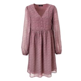 Aniston Casual Kleid Damen Gr&ouml;&szlig;e 40 braun / gr&uuml;n / altrosa / pastellpink Winterkleid