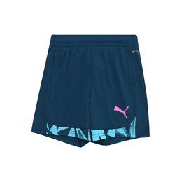 Puma Sporthose 'IndividualFINAL' Jungen Gr&ouml;&szlig;e 140 hellblau / petrol / pink