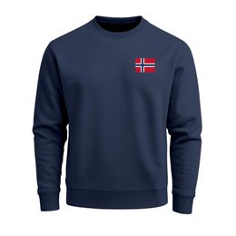 Neverless Sweatshirt 'Norwegen' Herren Gr&ouml;&szlig;e XXL navy