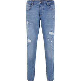 2Y Premium Jeans Herren Gr&ouml;&szlig;e 38 blue denim / braun