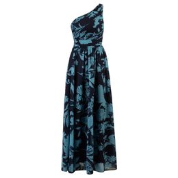 Kraimod Abendkleid Damen Gr&ouml;&szlig;e 40 navy / hellblau Winterkleid