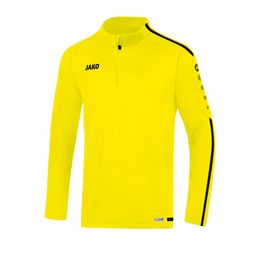 Jako Sweatshirt Jungen Gr&ouml;&szlig;e 128 limone / schwarz
