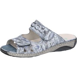 Waldl&auml;ufer Waldl&auml;ufer Pantolette Damen Gr&ouml;&szlig;e 36 opal / blue denim / silber