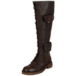felmini Stiefel 'Catrin T019' Damen Gr&ouml;&szlig;e 39 dunkelbraun Winterschuhe