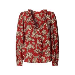 Pepe Jeans Bluse 'Plency' Damen Gr&ouml;&szlig;e XS cappuccino / oliv / rot