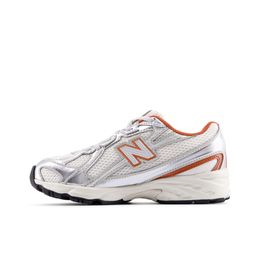 New Balance Sneaker '740 Bungee Lace'. M&auml;dchen Gr&ouml;&szlig;e 33 orange / silber / wei&szlig;