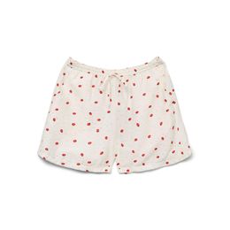 V&eacute;ro Moda Vero Moda Shorts 'VMOdette' Damen Gr&ouml;&szlig;e 42 gr&uuml;n / rot / offwhite
